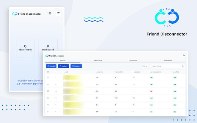 Friend Disconnector - Remove / unfriend inactive Facebook friends